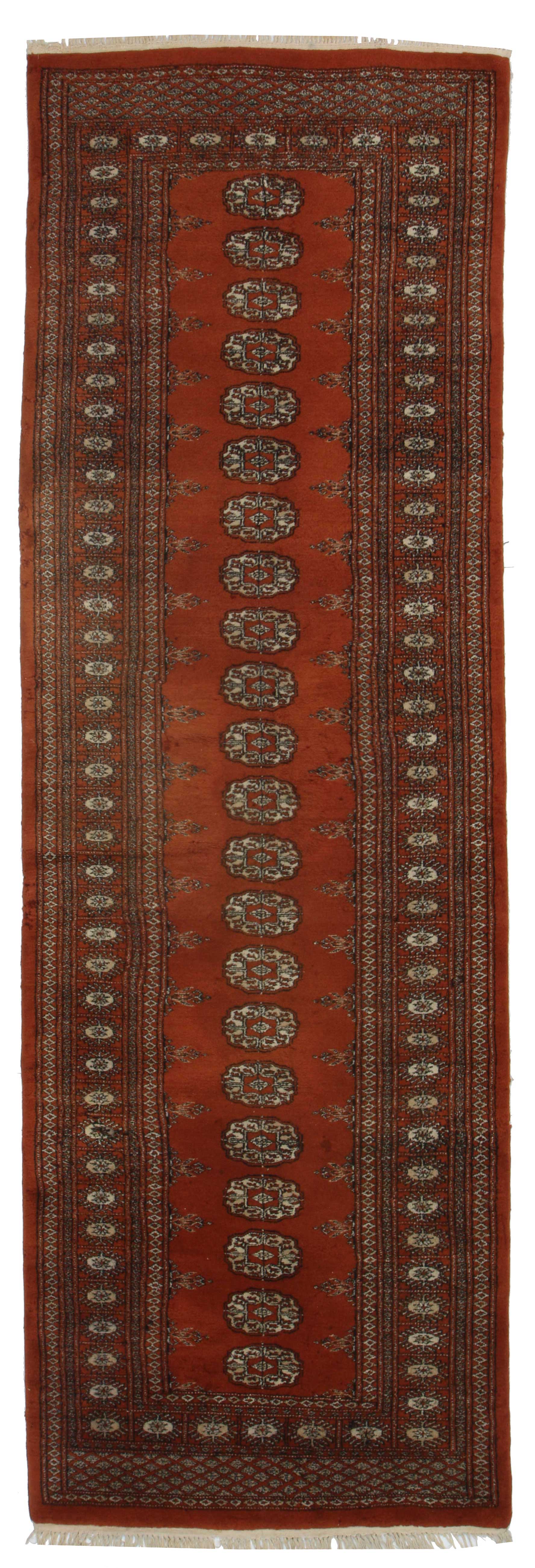 3 x 10 Vintage Pakistani Bokhara Rug 13248 | Exclusive Oriental Rugs
